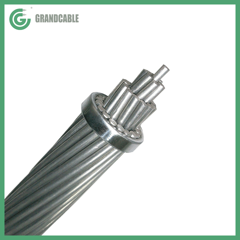 BARE ALUMINUM CABLE FOR TRANSMISSION LINES CALIBER 500 KCM TYPE ACAR ...